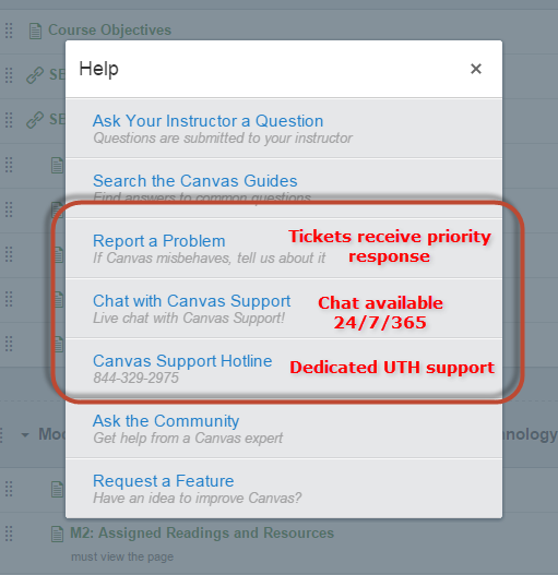 Canvas 24/7 Support Available for Students and Faculty – McWilliams School of Biomedical ...